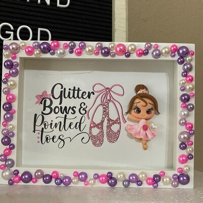 Glitter Bows & Pointed Toes Svg Dxf Eps, Ballet Shoes, Ballet, Ballet ...