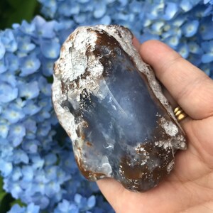 Montana Madison Blue Agate With Brecciated Jasper Tumbled - Etsy