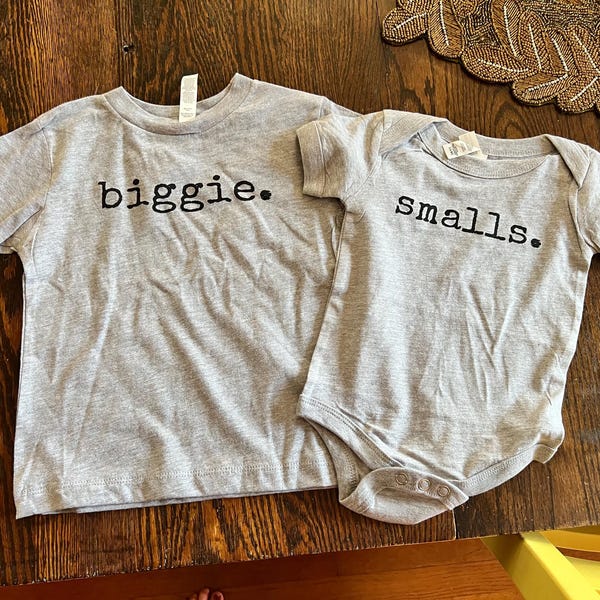 Sibling Set of 4 Shirts, Siblings Matching Shirts, Big Middle Little ...