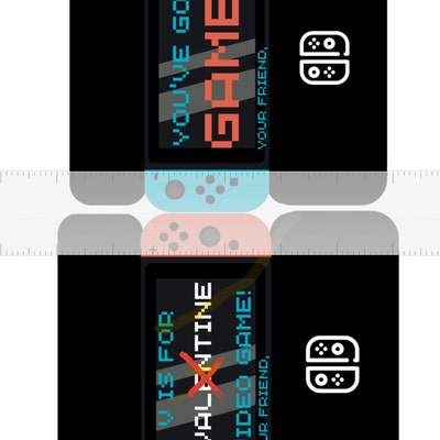 Gamer Valentine Wrapper Hershey Chocolate Bar PRINTABLE Classroom ...