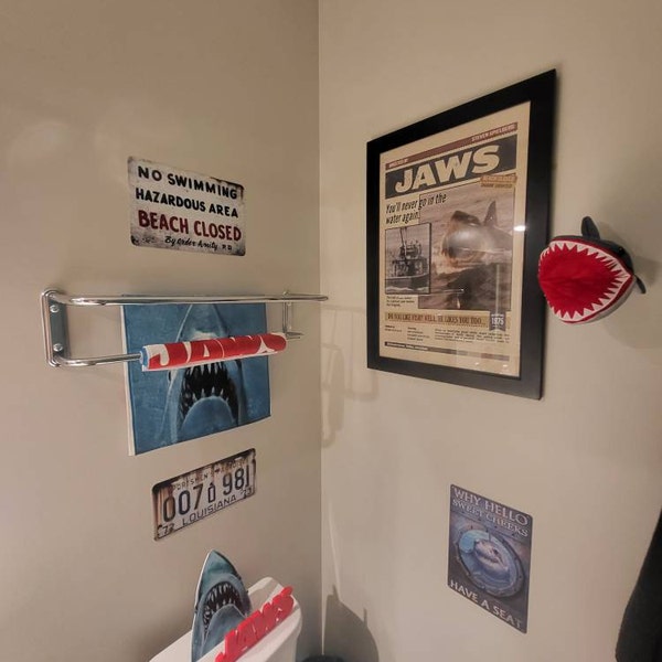 BUNDLE Distressed Jaws Amity Shark Prop License Plate Metal - Etsy