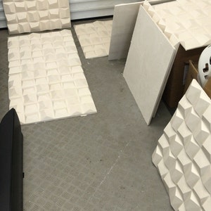 Plastic Mold for 3D Panel for Plaster gypsum or Concrete - Etsy