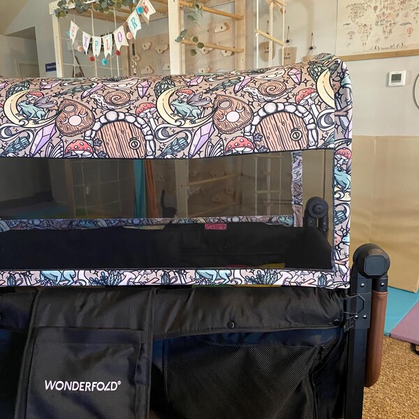 UPF50+ Custom Mesh-sided Full Canopy - Wonderfold, Rainbow Baby, Joymor ...