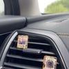 Mini Personalized Resin Photo Car Vent Clip, Anniversary/couples Gift ...