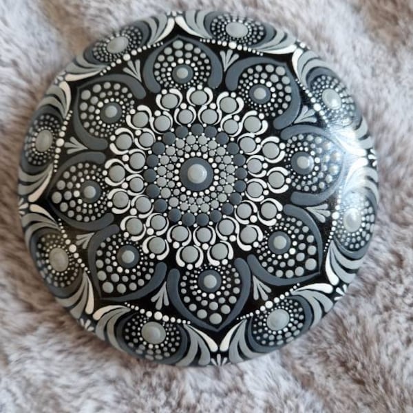Dot Mandala Art,bright Sunflower Yellow,hand Painted,14 Inches,mdf ...