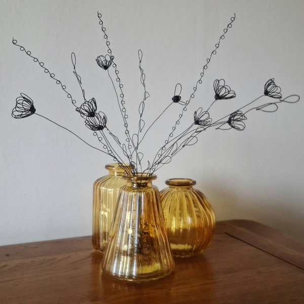 Handcrafted Single Stem Wire Chrysanthemum Flower-mother’s Day ...