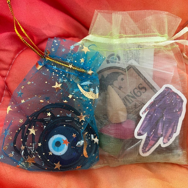 Evil Eye Heart Necklace/protection From the Evil Eye/heart Shaped Evil ...