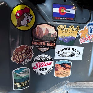 Cycling Sticker Set Bike Decals for Car Windows or Water Bottles ...