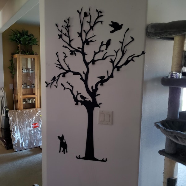 Extra Large Tree Branch Coat Rack / Entryway Organizer / Wall Mounted ...