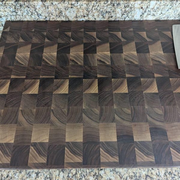 Personalised Maple End Grain Cutting Board, Custom Butcher Block ...