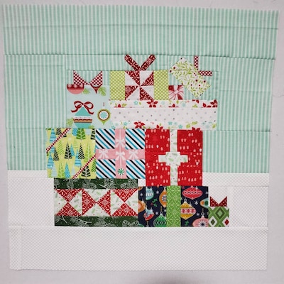 Christmas Pillow Mini Quilt Gift Exchange Pdf Pattern Arabesque ...