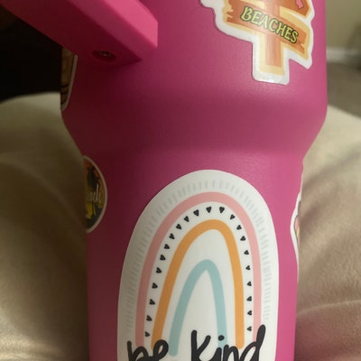 Be Kind Rainbow Sticker Water Bottle & Laptop Sticker - Etsy