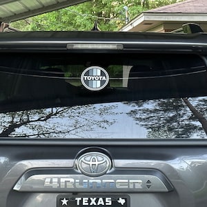 Toyota Retro Vintage Decal Sticker Round 4 Inch 3 Stripe - Etsy