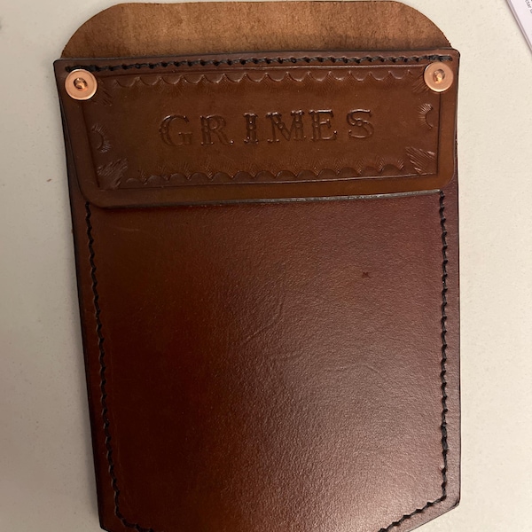 Pocket Protector for Tools Jeans - Brown Personalized - Etsy