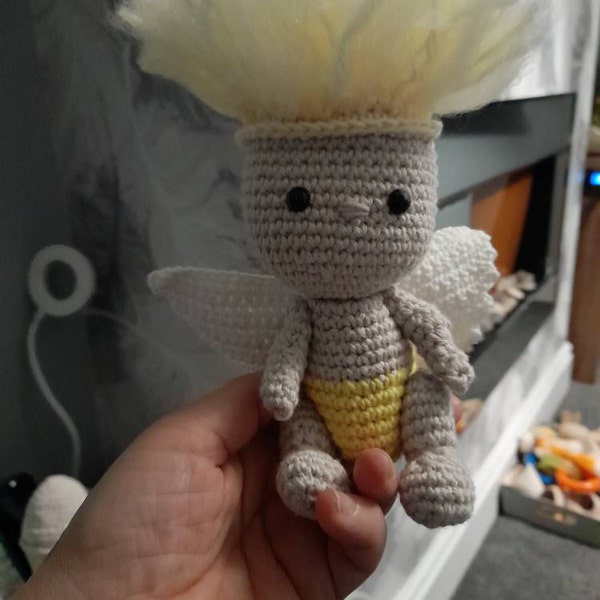 Amigurumi Baby Dandelion Crochet Pattern, Crochet Flower Doll, Fake ...
