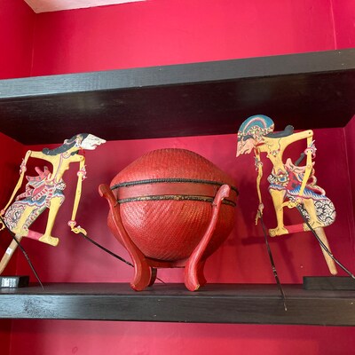 Vintage Wayang Topeng Primitive Carnival Dance Mask Central Java ...