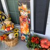Fall Scarecrow Porch Sign - Front Porch Fall Plaque With Harvest ...