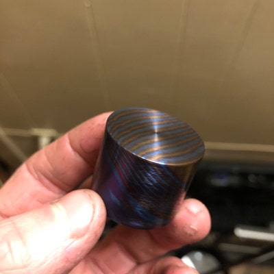 Titanium Damascus Billet 15 X 2 X .2 - Etsy