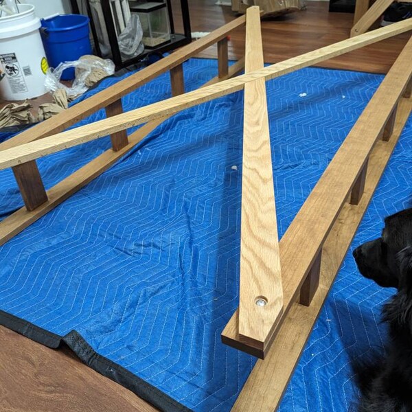 Modern Floating Wall Shelf, Java-stained Cherry & Maple Shelving Unit ...