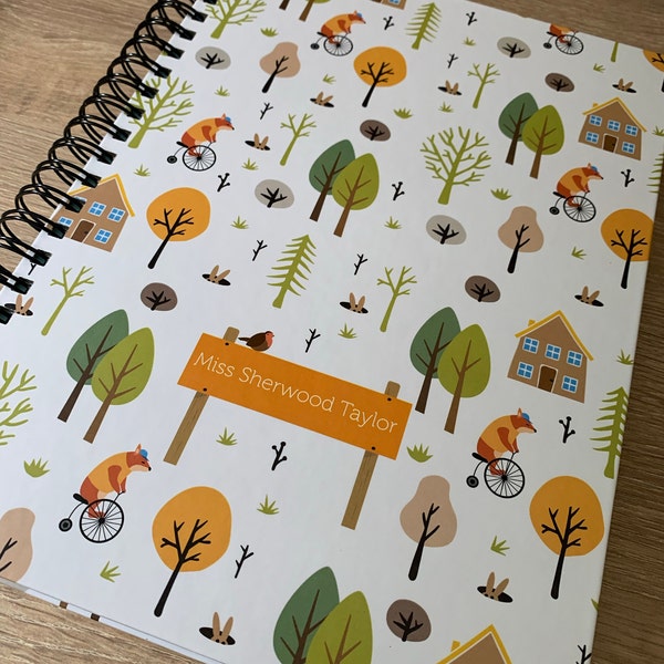Personalised Teacher Planner / Lesson Planner - 6 Designs to Choose ...