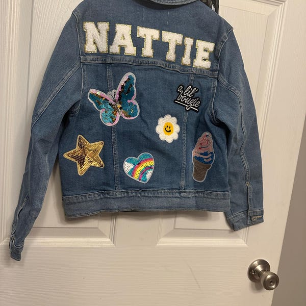 Custom Patched Jean Jackets - Etsy