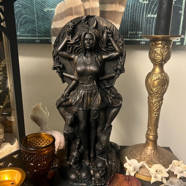 Moon Goddess, Selene Goddess, Wiccan Statue - Etsy