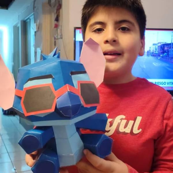 Stitch Papercraft 3D – Low Poly Template Pdf, Svg, Dxf | DIY Lilo ...