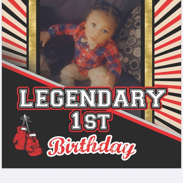 Boxing Welcome Sign, Boxing Party, the Main Event, Boxing Theme ...