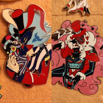 1970s Moth Pimp Rainbow Plated Enamel Pin PREORDER - Etsy