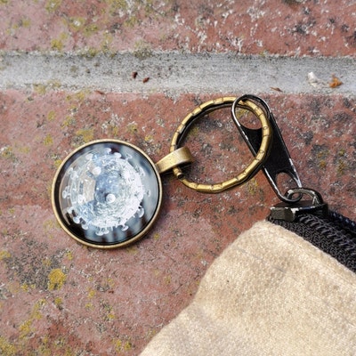 Virus Keychain Virus Jewellery Science Jewelry Virus Key Ring - Etsy