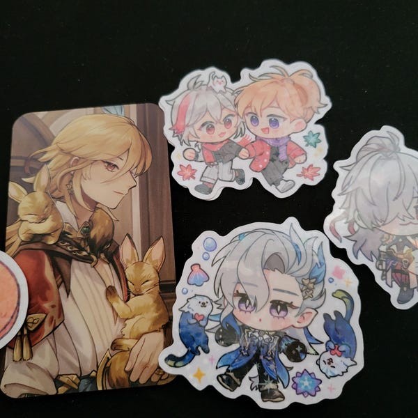 Genshin Ships Holo Stickers - Etsy Canada