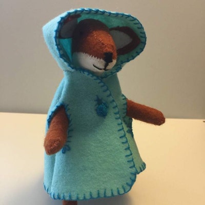 Charlotte Fox's Cloak PDF Pattern, Felt Cloak Pattern, Miniature ...