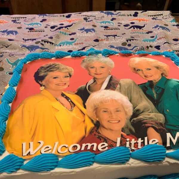 Golden Girls EDIBLE IMAGE Cake Topper 1/4 Sheet Custom Personalized - Etsy