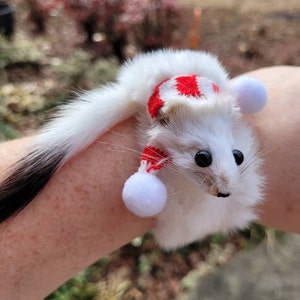 Weasel Slap Bracelet, Sherman the Ermine, White Ermine Slap Bracelet ...