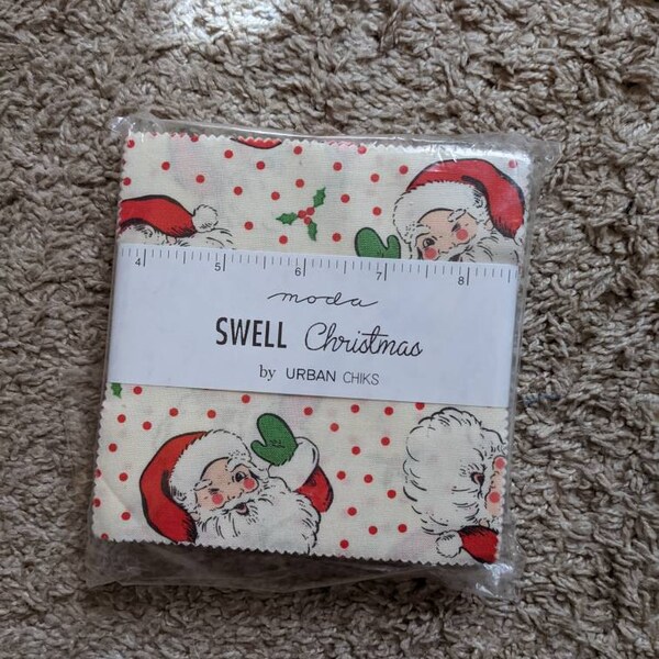 Swell Christmas Charm Pack Urban Chiks - Rare - Out of Print - Moda ...