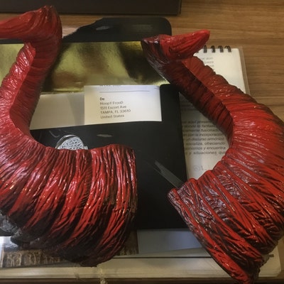 New lucifer Devil Ram Horns for Epic Demonic Halloween Cosplay - Etsy