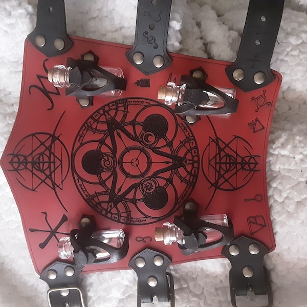 Alchemist Bracer With Magic Transmutation Triangle Wizards Sorcerers ...