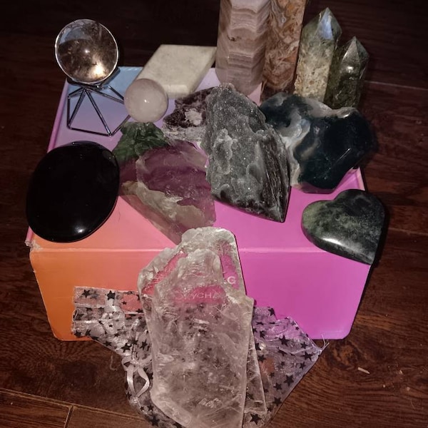 Witchy Crystal Confetti Scoop-mystery Crystal-tarot-spell Jars ...