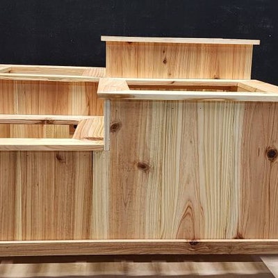 Three Tier Planter Plans, Multi-tier Planter, Fence Picket Planter ...