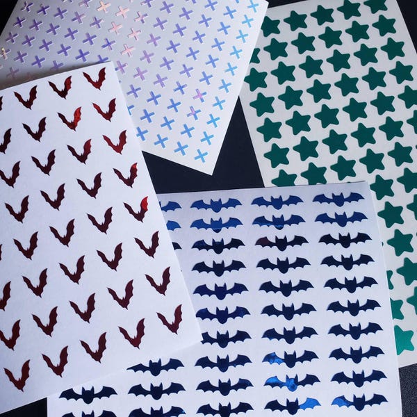 1/2 Inch 13mm Mini Teardrop Sticker Sheet | Rain Drop | Period Tracker ...