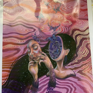 PAPER PRINT the Derpy Vampurrr Bat by Phresha - Etsy