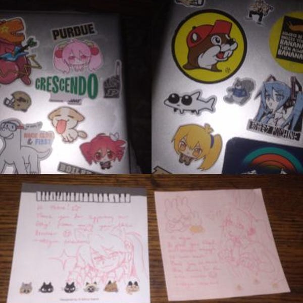 Alien Kasane Teto Sticker Chibi Gnarp Gnarp Ver. - Etsy