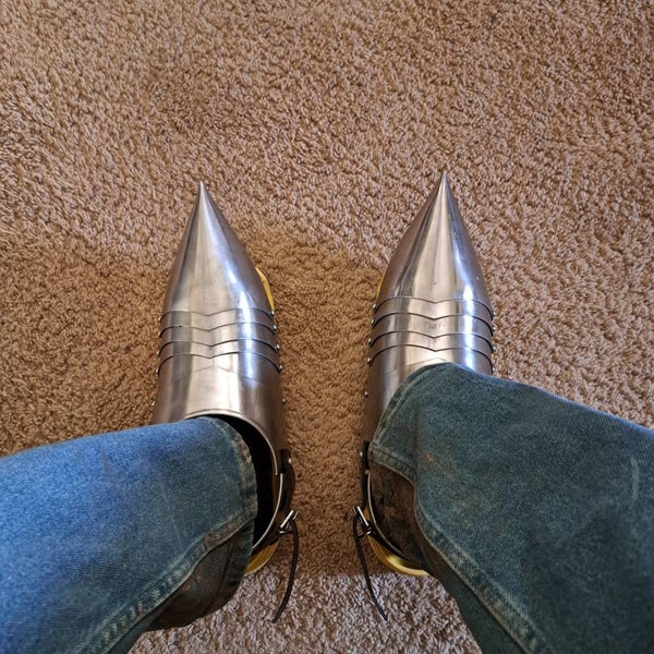Medieval Steel Sabaton With Shoes Combo Pair Armor for Cosplay, Sca ...
