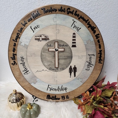 Unity Puzzle, Family Puzzle, Blended Family, Unity Alternative, Wedding ...