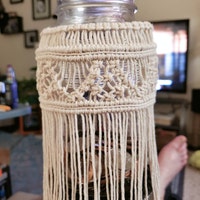 Video Tutorial Medium Macrame Jar Pattern - Etsy Canada