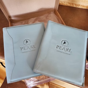 Navy Blue Leather Desk Mat Protective Leather Pad - Etsy