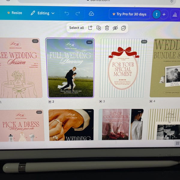 Coquette Bows Canva Frames, Canva Frames Templates , Editable Canva ...