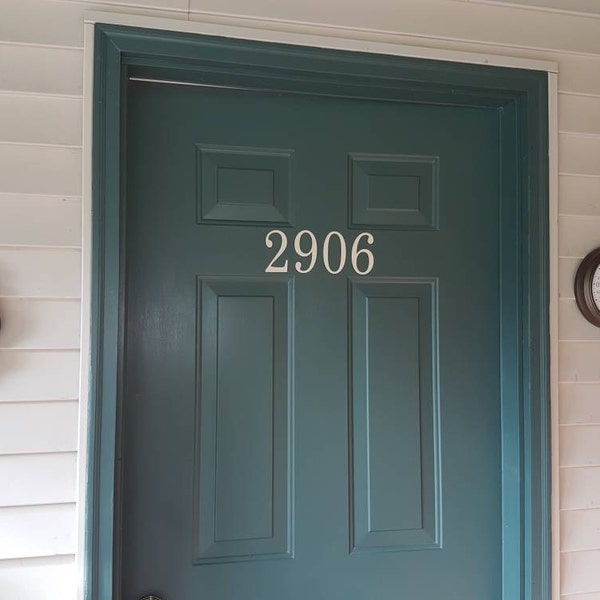 House Numbers-vinyl Decal - Etsy