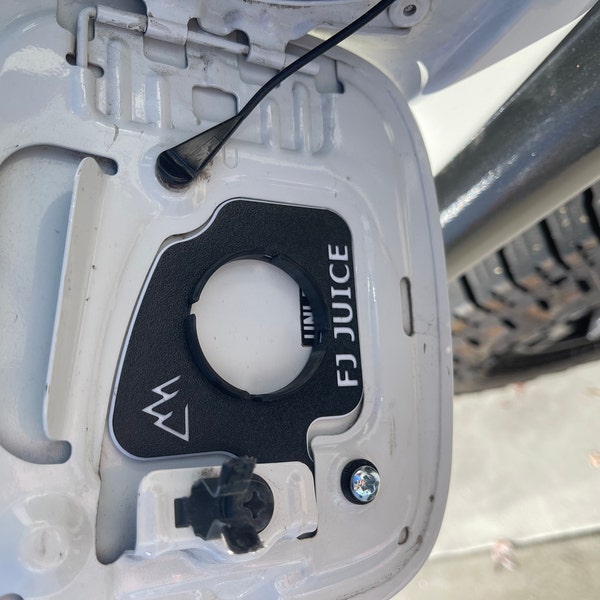 Personalized Toyota FJ Cruiser Gas Cap Holder (OEM Fuel Door Only) 2007 ...