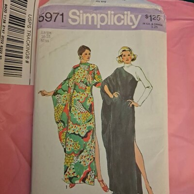 Simplicity Pattern 3994 Dress Square Neck Pleat Skirt Size 16 - Etsy